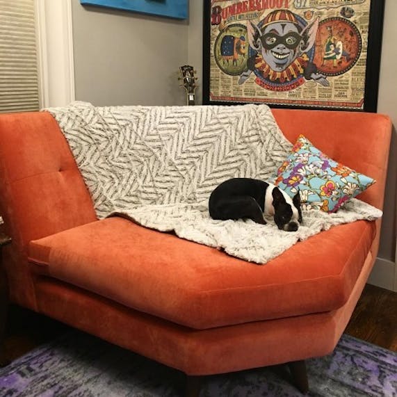 Hughes Round Corner Chair | Joybird