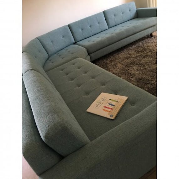 Gervin Round Corner Sectional (3 piece) | Joybird