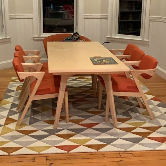 Hesse (Wood Top) Dining Table | Joybird